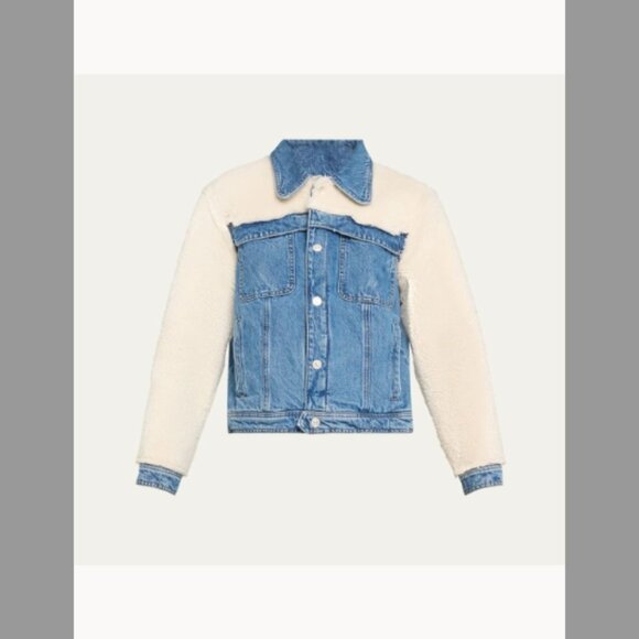 MOTHER | Jackets & Coats | Mother Nwt The Backbend Combo Denim Jacket ...